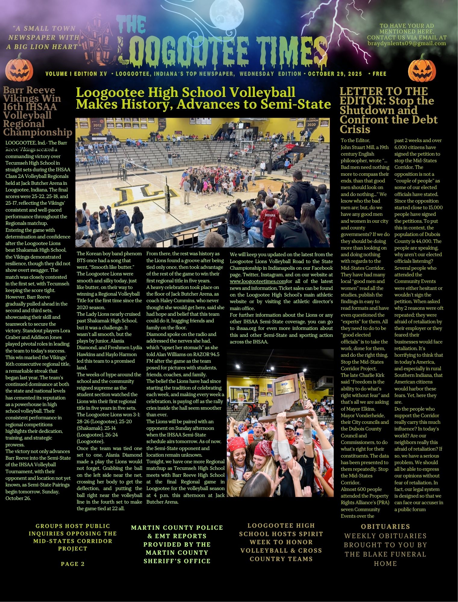 The Loogootee Times - A Small Town Newspaper With A Big Lion Heart